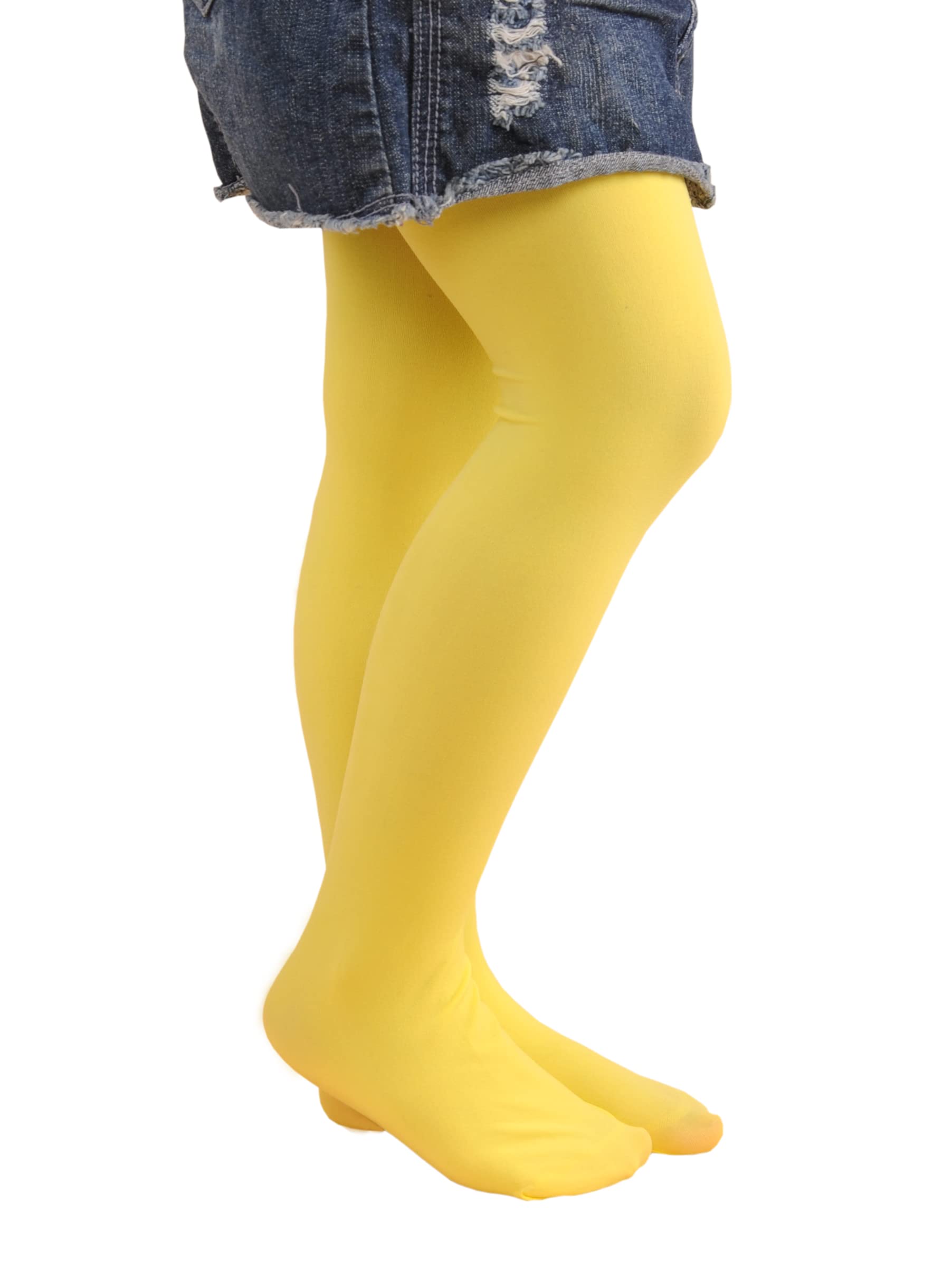 Snapklik.com : EVERSWE Girls Tights, Semi Opaque Footed Tights ...