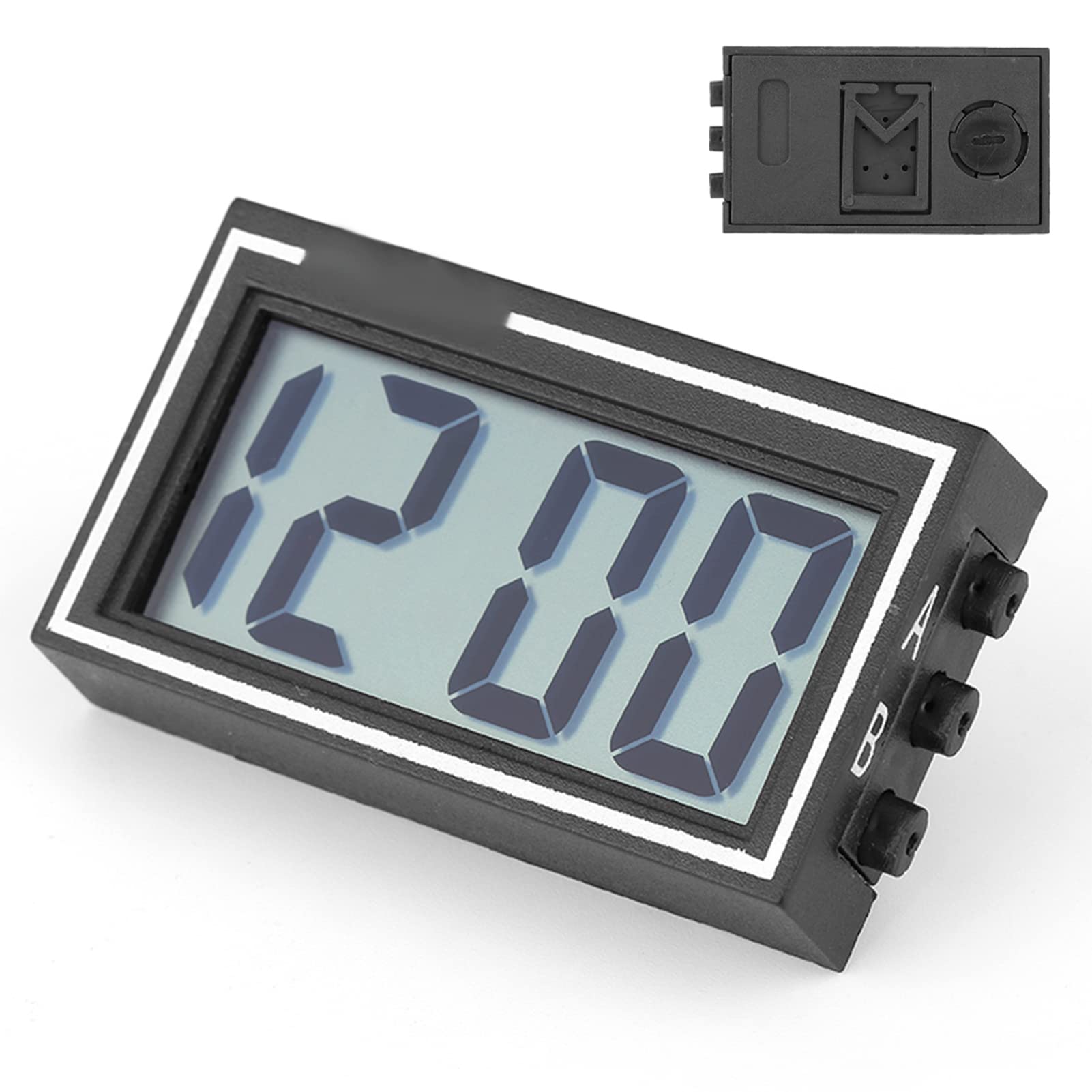 Amazon.com: Car Clock, Mini Car Digital Clock Auto Car Dashboard Clock ...