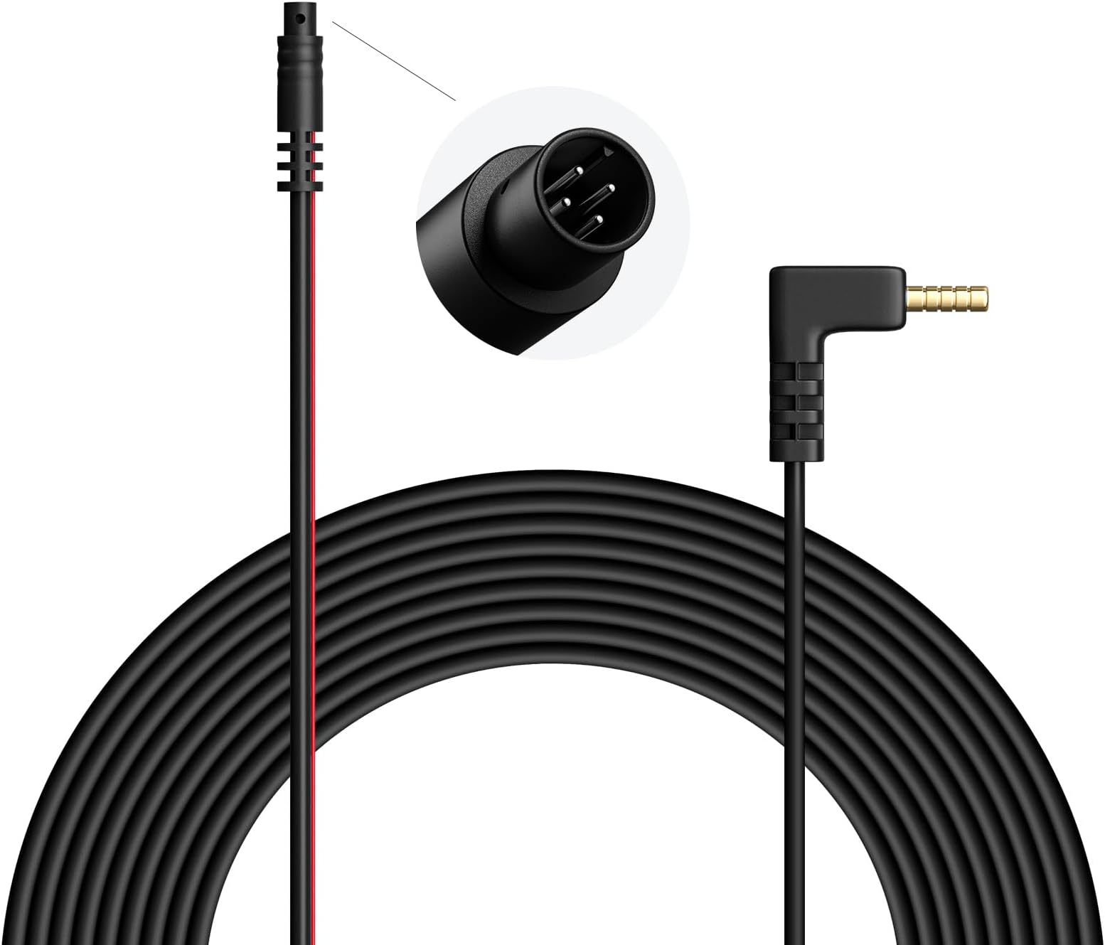 Amazon.com: 19.7ft Backup Camera Extension Cable 6 Meter Longer 4 Pin ...