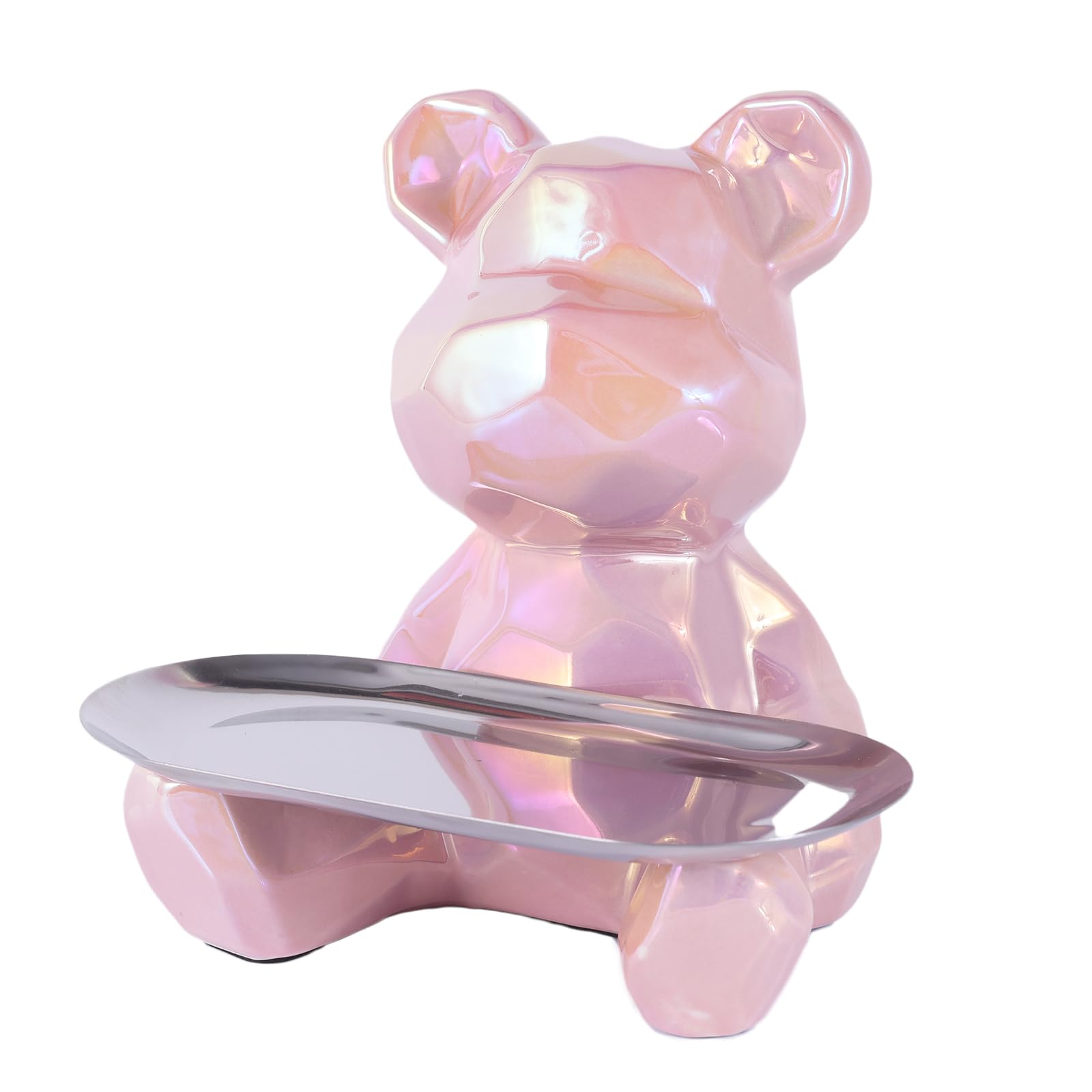 Amazon.com: suruim Ceramic Bear Key Holder Dish Bowl Statue Storage ...