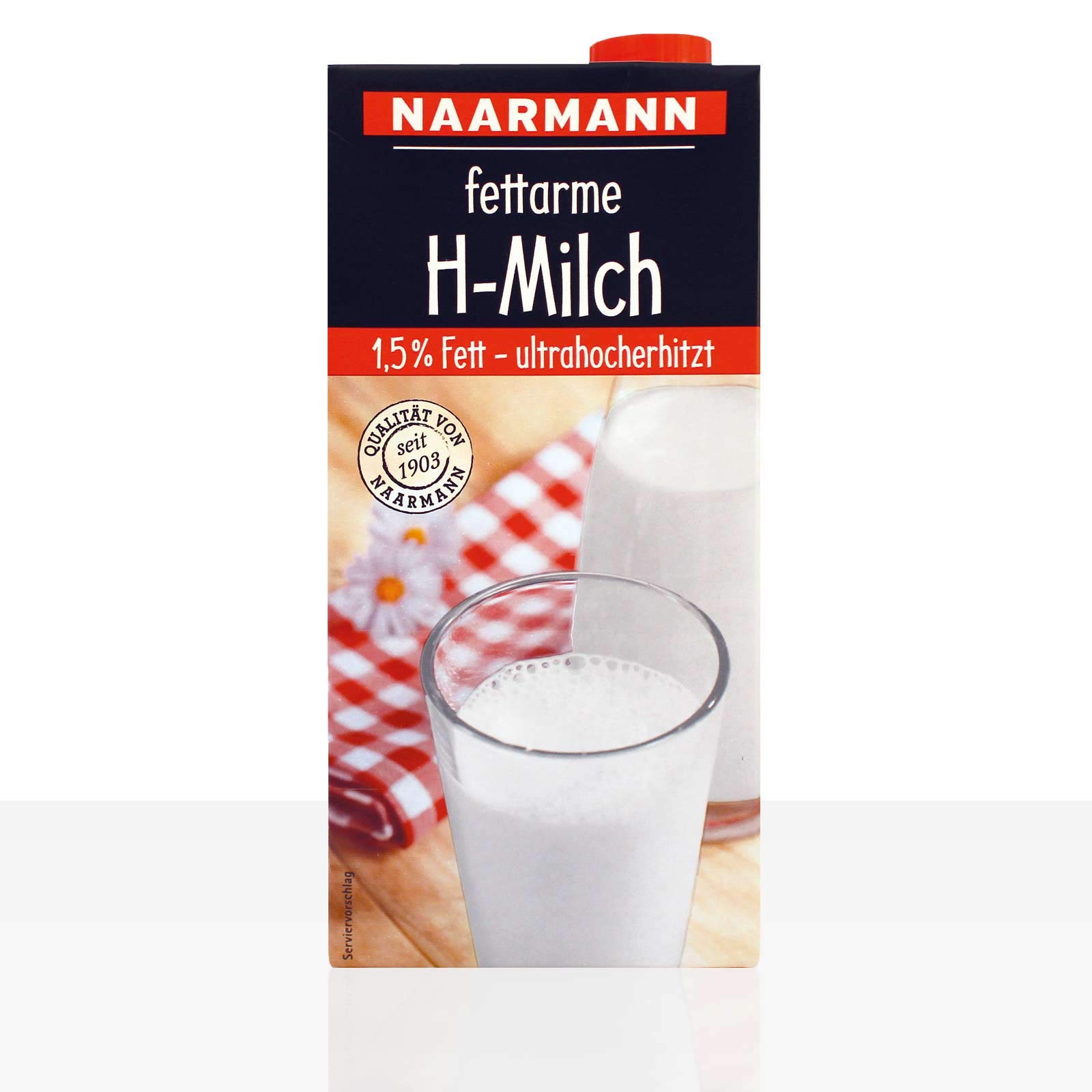 Naarmann H-Milch, 1,5% Fett, 6er Pack : Amazon.de: Lebensmittel & Getränke
