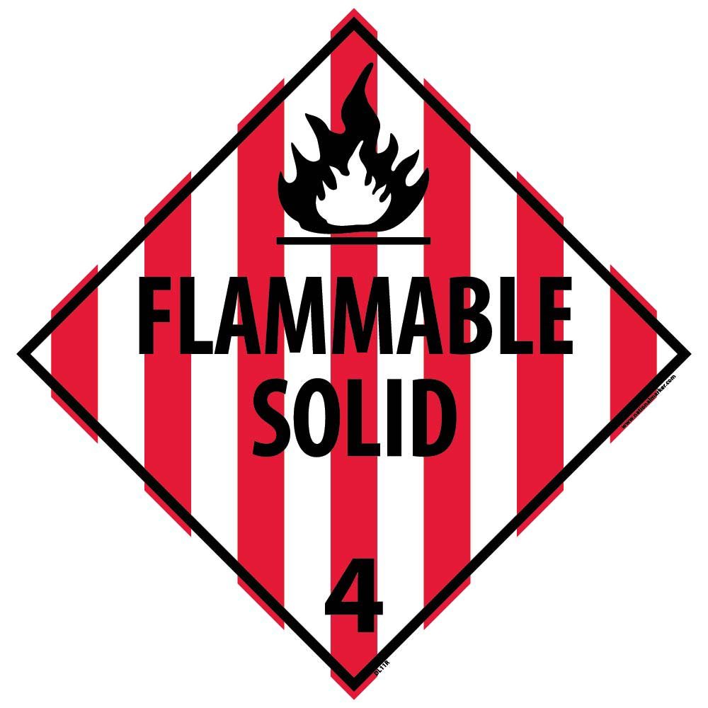 Flammable 3 Sign