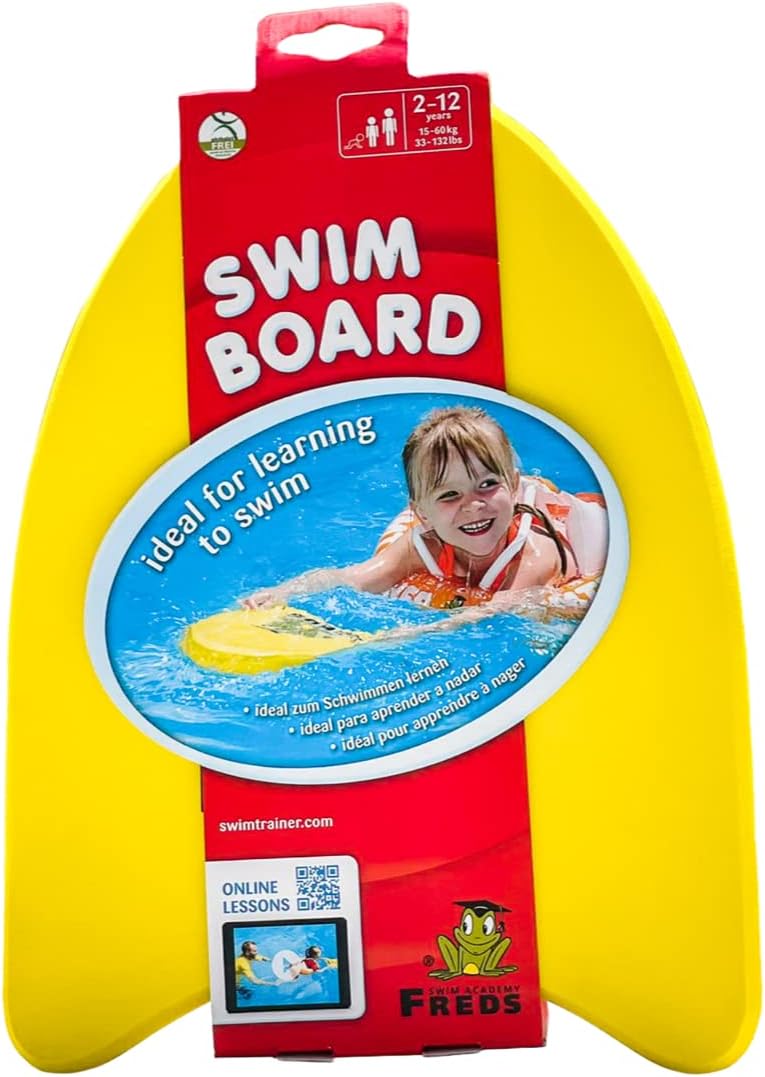 Amazon.com : FREDS SWIM ACADEMY Kickboard & Swimboard Training Aid ...