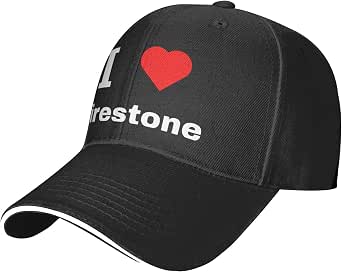 I Love Firestone Baseball Cap Adjustable Classic Golf Dad Hat for Men ...