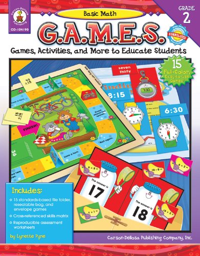 Basic Math G.A.M.E.S., Grade 2: Pyne, Lynette: 9781594414831: Amazon ...