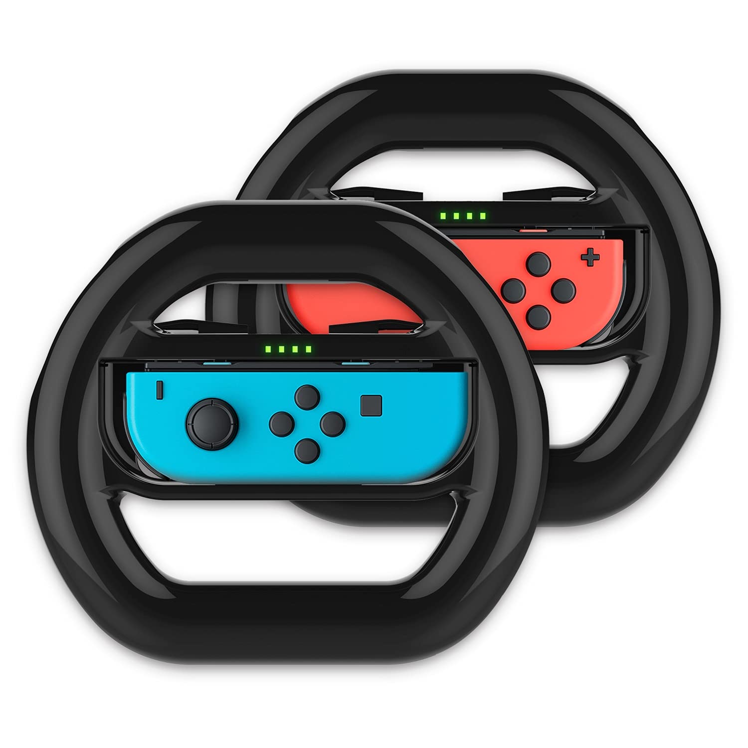 Amazon.com: NITHO Ergonomic Racing Wheel for Nintendo Switch Joy-Con ...