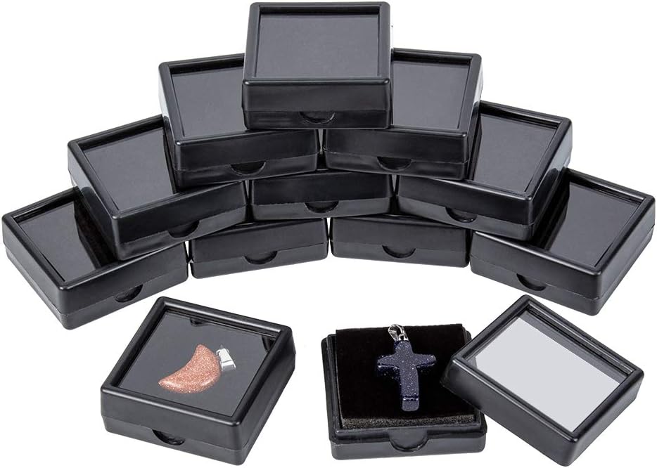 Amazon.com: yueton 5Pcs Floating Display Box 3D Suspension Box Jewelry ...