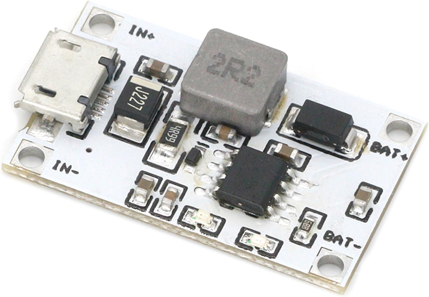 Amazon.com: 5V 2A Lithium Battery Charger Step Up Board 2S 7.4V 8.4V ...