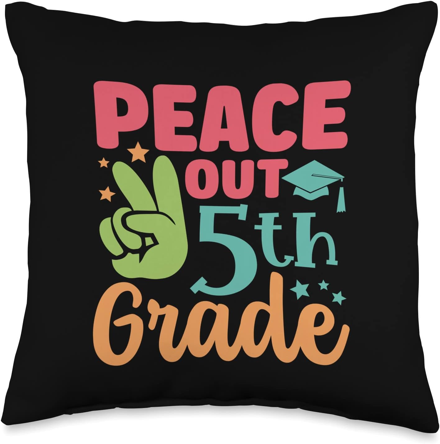 Amazon.com: 5th grade graduation 2023 2024 Last Day of School Peace Out ...