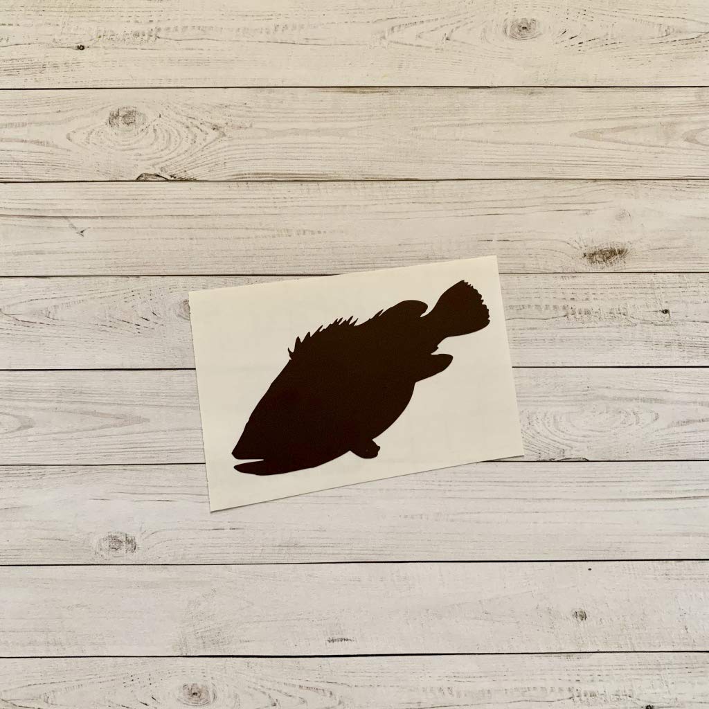 Amazon.com: Grouper Decal, Grouper Vinyl Decal, Grouper Sticker, Fish ...