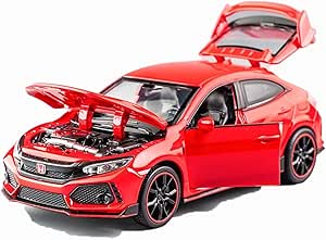 Amazon.com: ERREJ 1:32 Alloy Diecast for Honda Civic Type-R Car Model ...