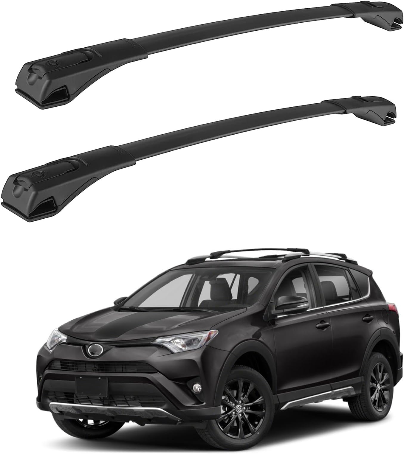 Amazon.com: CHEINAUTO Roof Rack Cross Bar Fit for 2013-2018 Toyota RAV4 ...