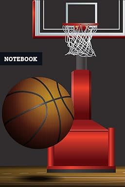 Notebook: Realistic Basketball Blank Lined Journal To Write In For ...