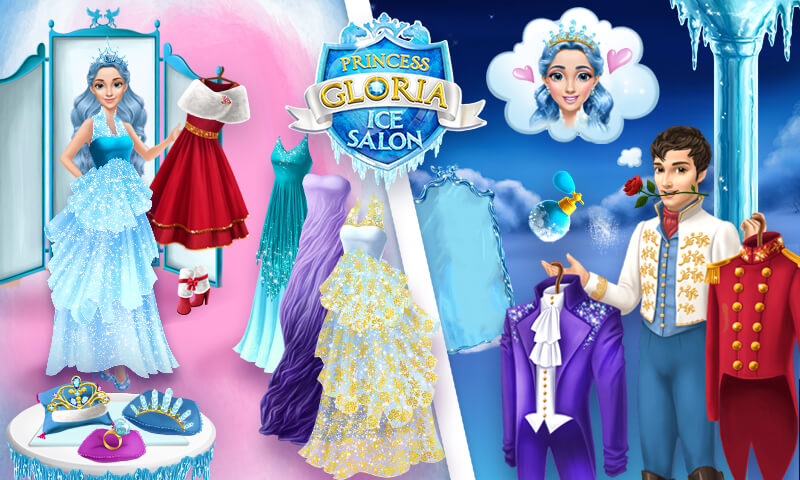 Princess Gloria Ice Salon - Frozen Beauty Makeover:Amazon.ca:Appstore ...