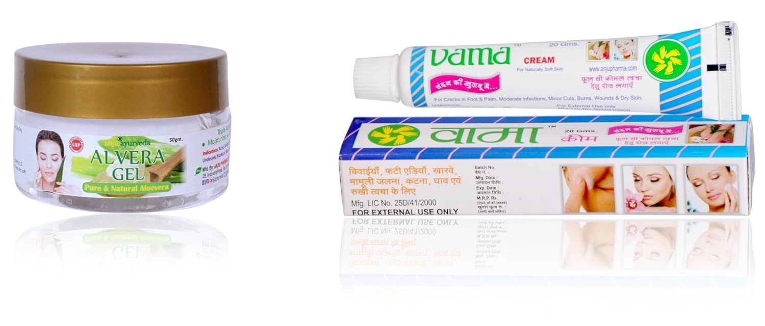 Buy ANJU PHARMACEUTICALS Skin Moisturising, Healing & Tone up Kit (Vama ...