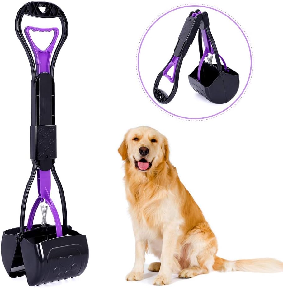 Portable Pet Pooper Scooper for Dogs and Cats, Foldable Dog Poop ...