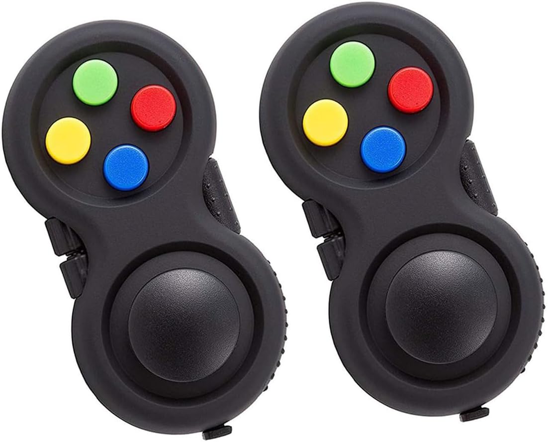 Fidget Pad with 8 Fidget Functions, Fidget Controller Stress Reducer ...
