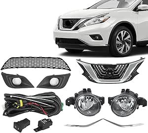 Amazon.com: JZPARTFIT Front Grille W/Bumper Trim Molding Compatible ...