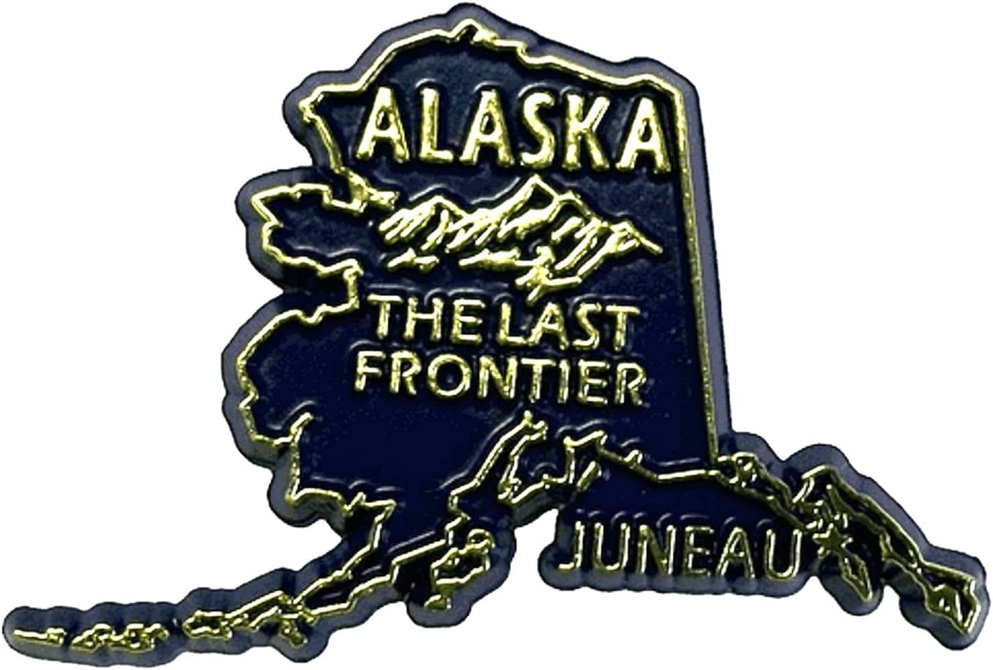 Amazon.com: Alaska The Last Frontier State Souvenir Fridge Magnet ...