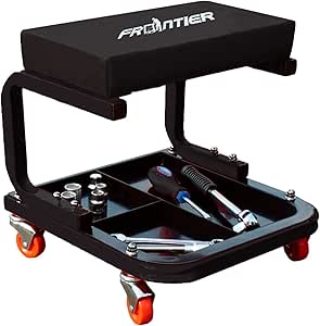 Amazon.com: Rolling Creeper Garage Shop Seat with Wheels, Rolling Mechanic Creeper/Shop Stool ...