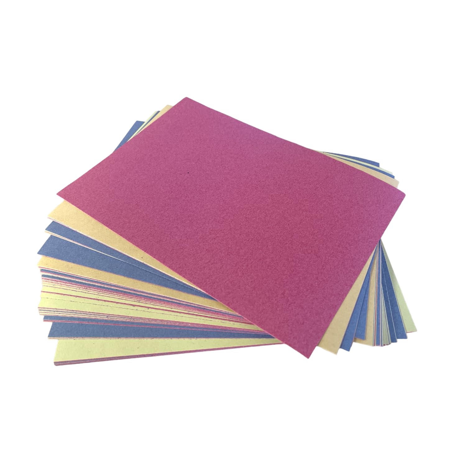 Pack of 100 A4 Assorted Coloured Sugar Papers : Amazon.co.uk ...
