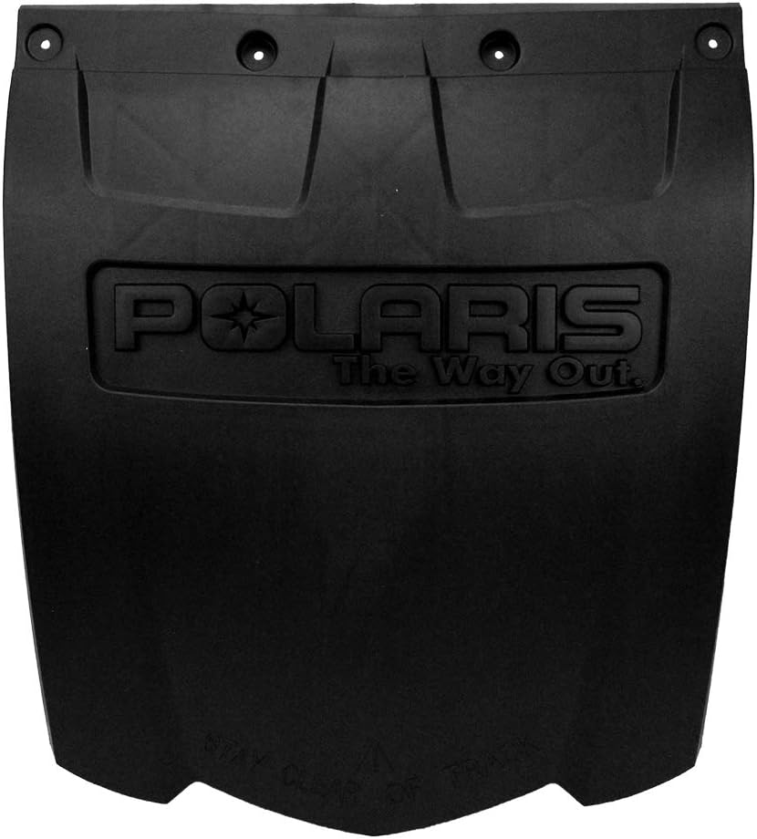 Amazon.com: Polaris Snowmobile Snow Flap, Gloss Black, Genuine OEM Part ...