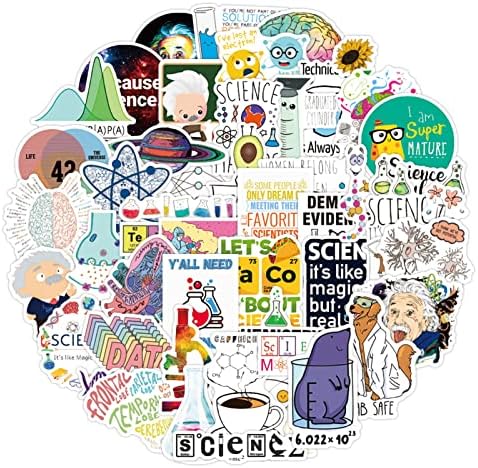 Amazon.com: 50 PCS Science Stickers, Natural Sciences Stickers Pack ...
