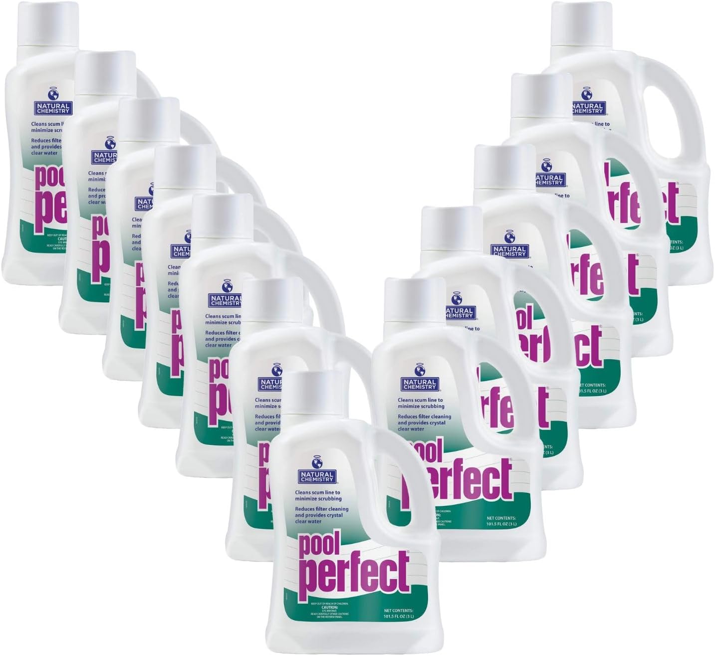 Amazon.com : Natural Chemistry® Pool Perfect®, 3-Liter - Reduce Scum ...