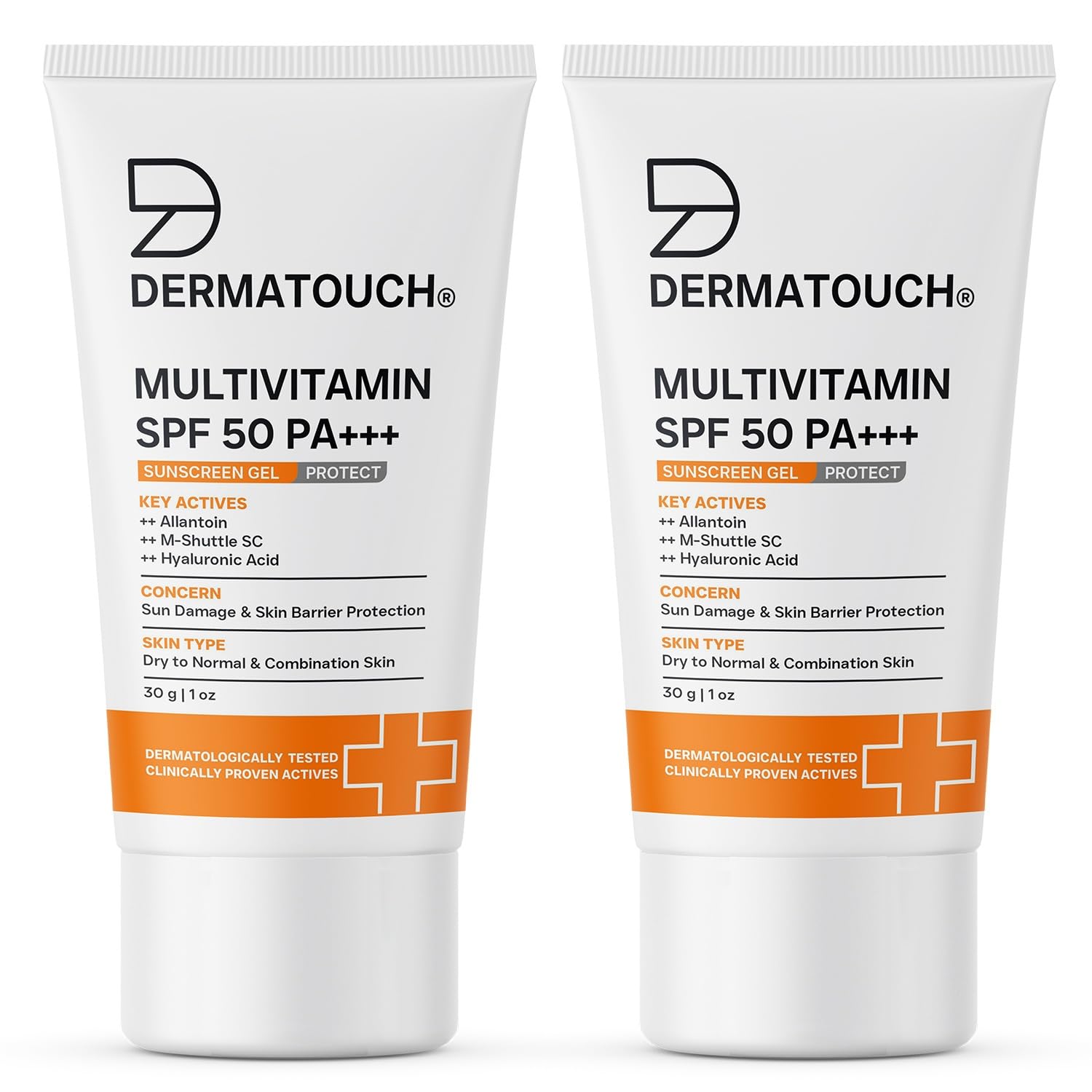 DERMATOUCH Multivitamin SPF 50 PA+++ Sunscreen Gel | UVA-UVB Protection ...