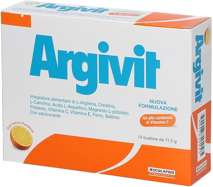 AESCULAPIUS FARMACEUTICI Argivit 14 Bustine - Integratore Alimentare di ...
