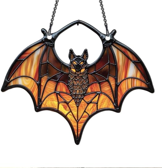 Amazon.com: Bat Ornaments Decor for Window Hanging, Bat Lover Gifts for ...
