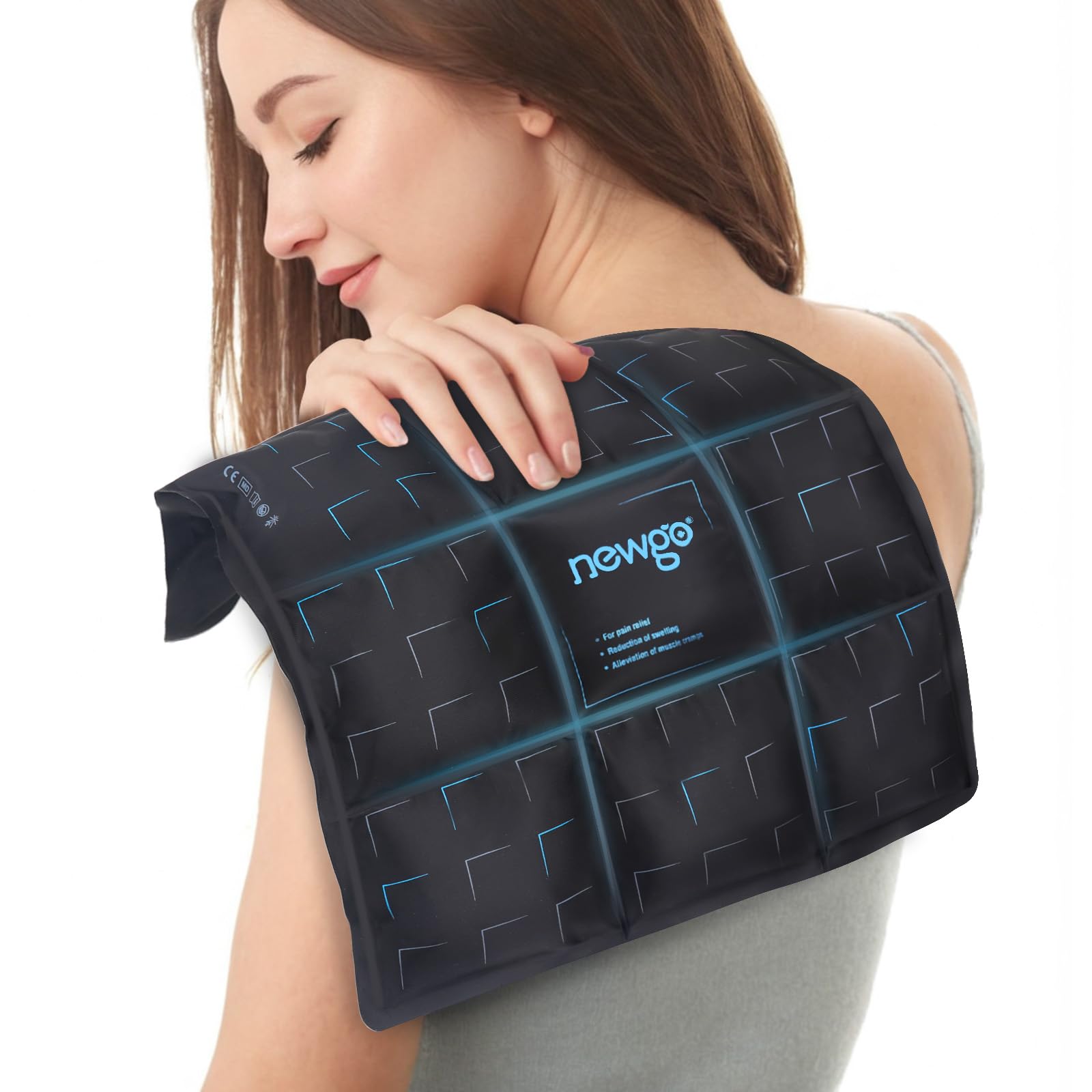 Snapklik.com : NEWGO Gel Ice Pack Flexible Cold Pack For Injuries ...