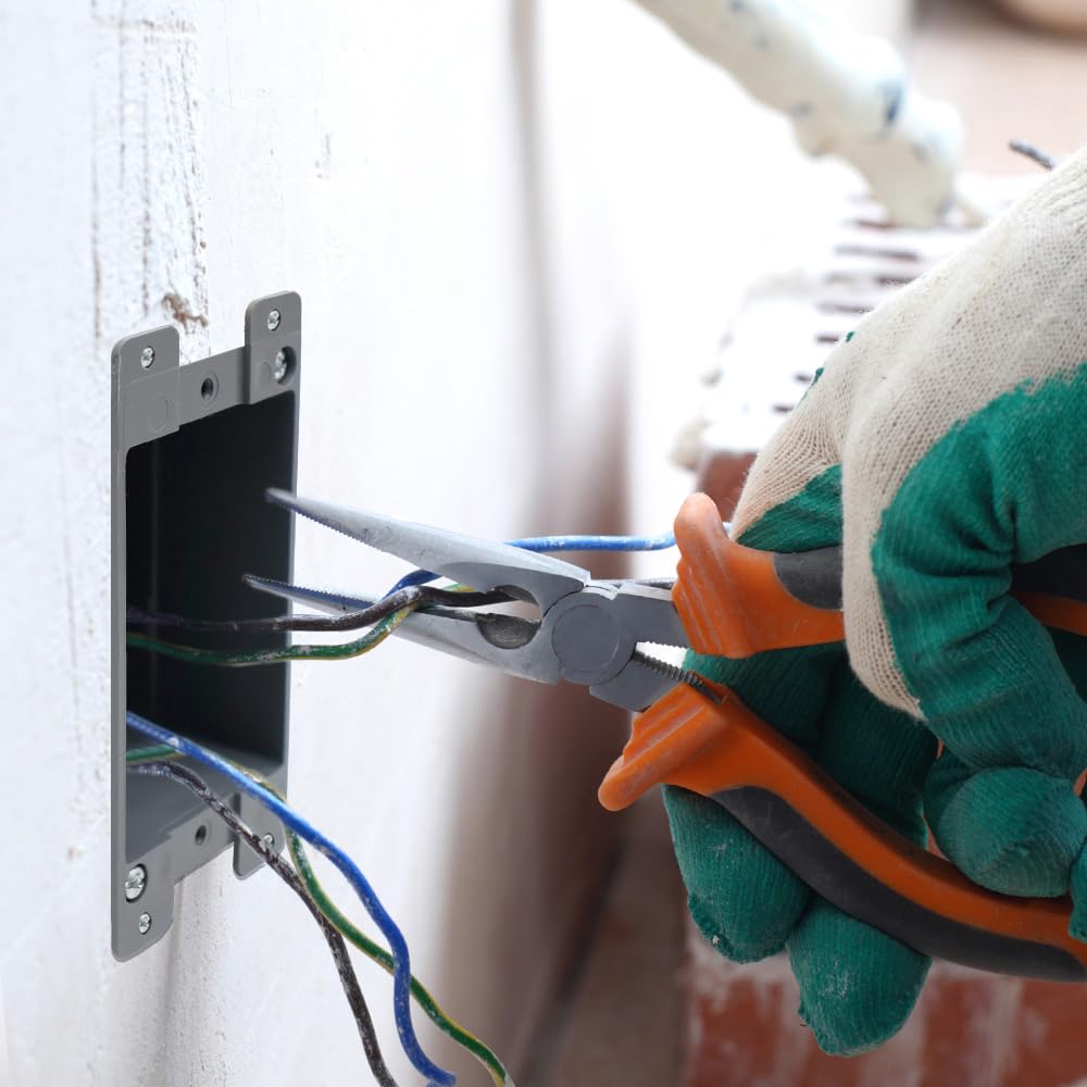 Snapklik.com : MAKERELE 1 Gang Old Work Electrical Outlet Box, 14 ...