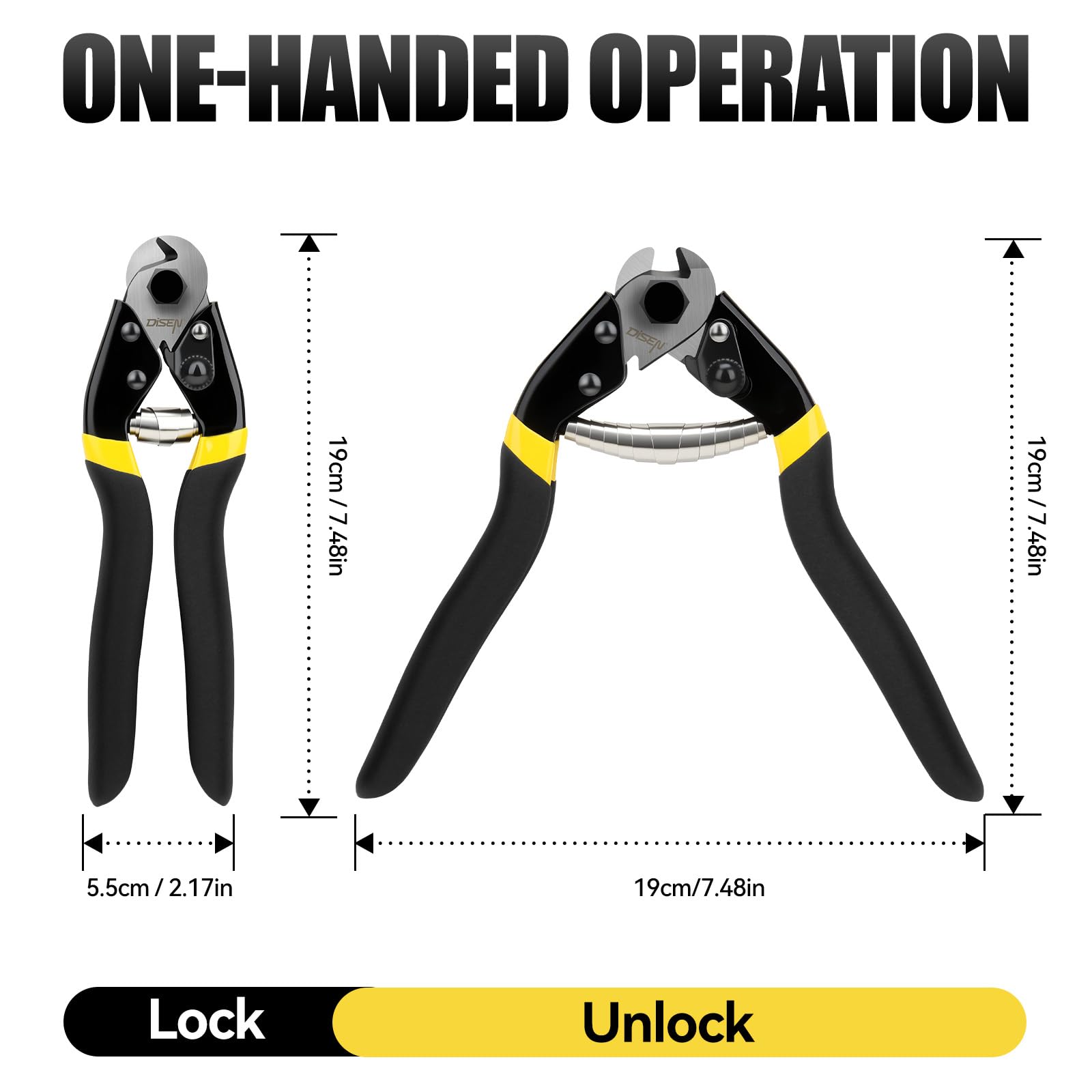 Snapklik.com : Wire Cutters Heavy Duty 2pcs, Cutting Up To 3/16", Metal ...