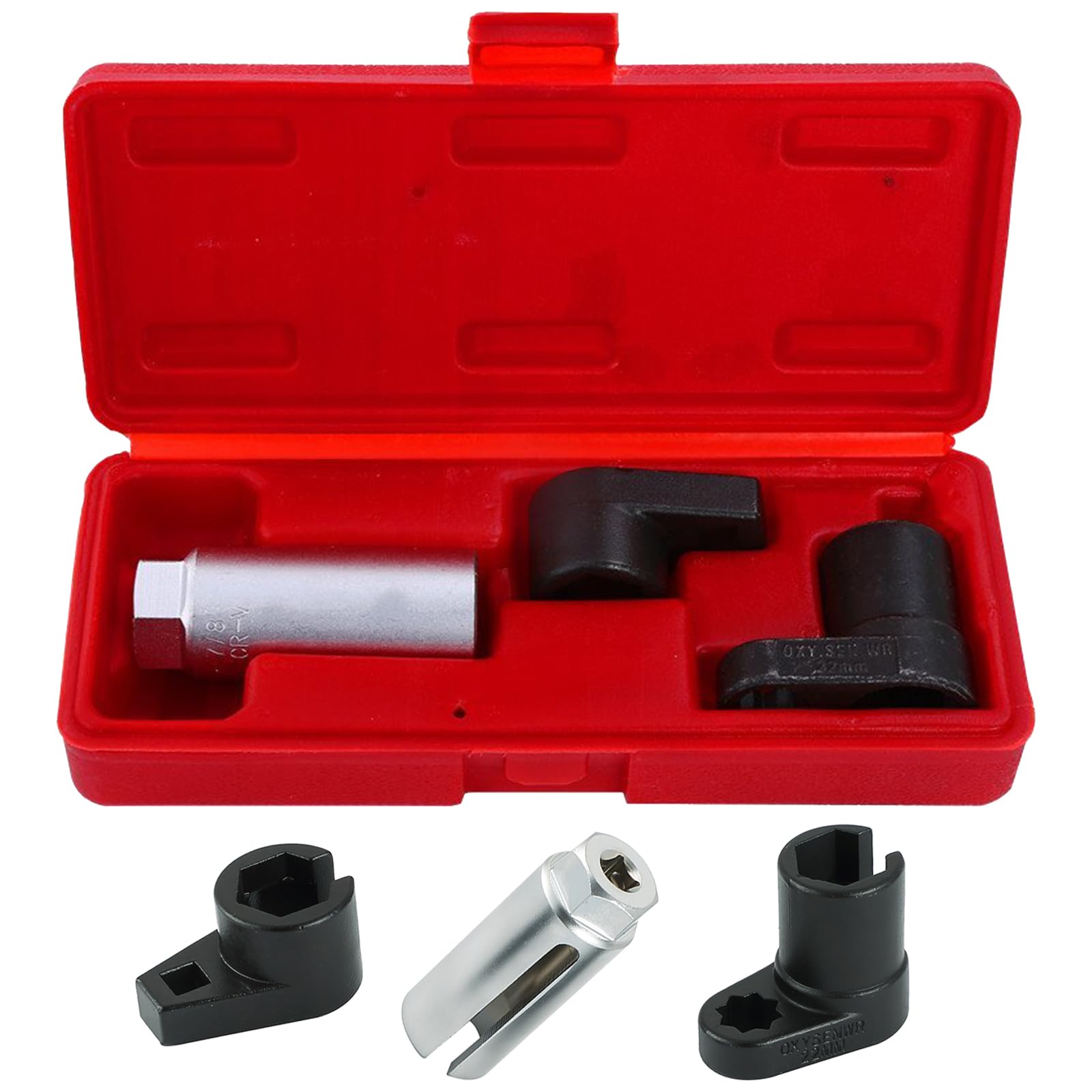 Snapklik.com : 3PCS Oxygen Sensor Socket Set Universal 3/8-inch Drive ...