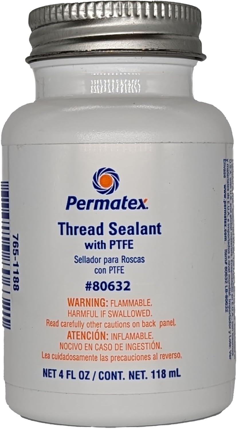 Permatex Thread Sealand, White, 118 ml, 80632 : Buy Online at Best ...