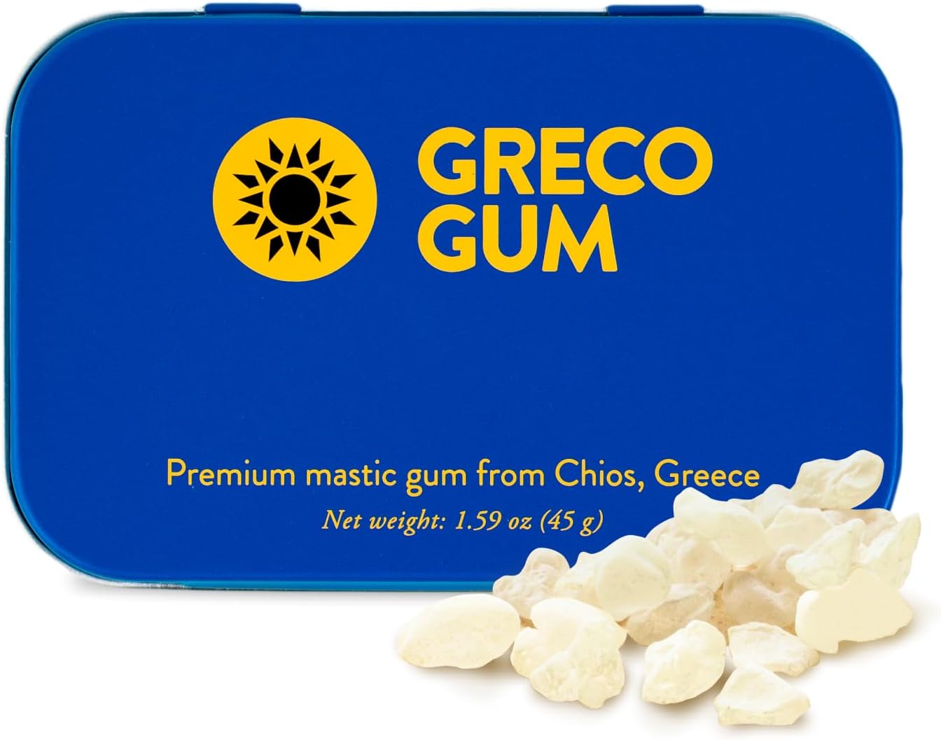 Amazon.com : Greco Gum - Premium Mastic Gum Nuggets - Hard Chewing Gum ...