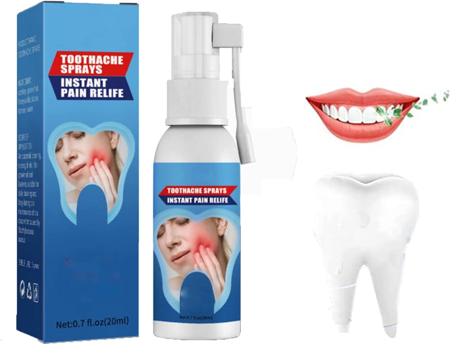 Remedies Teeth & Gums Spray,Instant Teeth Treatment Relief Toothache ...