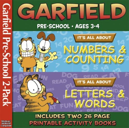 Amazon.com: Garfield Educational Bundle PreKindergarten (3CDs) : Software