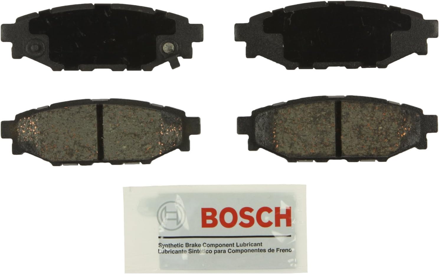 Amazon.com: BOSCH BC2045 QuietCast Premium Ceramic Disc Brake Pad Set ...