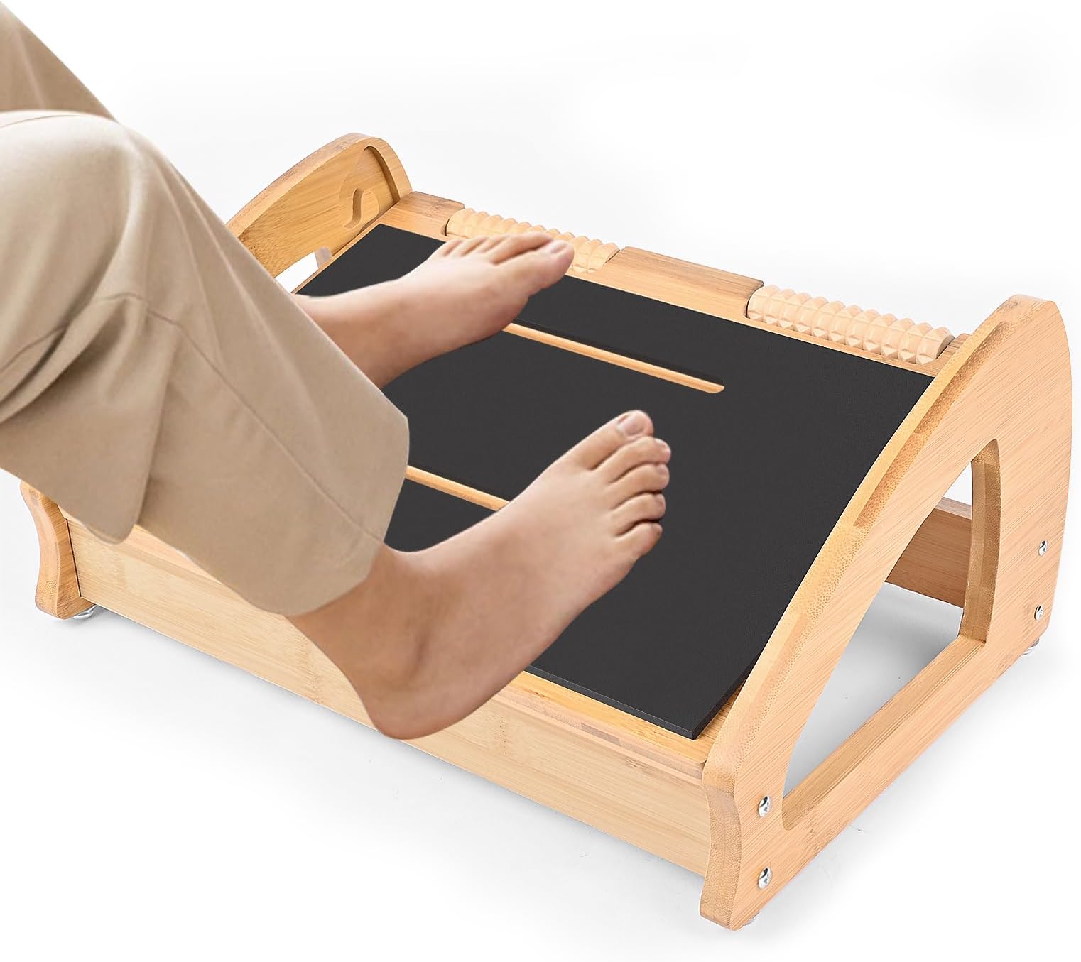 Amazon.com: Foot Rest, Adjustable Height Foot Rest for Under Desk at ...