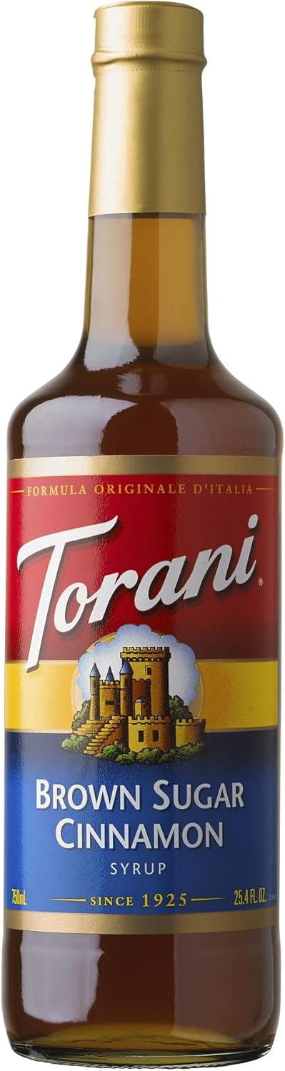 Torani Brown Sugar Cinnamon Syrup, 750 ml - flavouring syrup for coffee ...