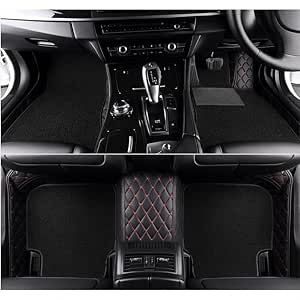 CYRER Premium 7D car mat Full Set for Skoda Kushaq (Model : 2021-2025) | Luxury Leather Double ...