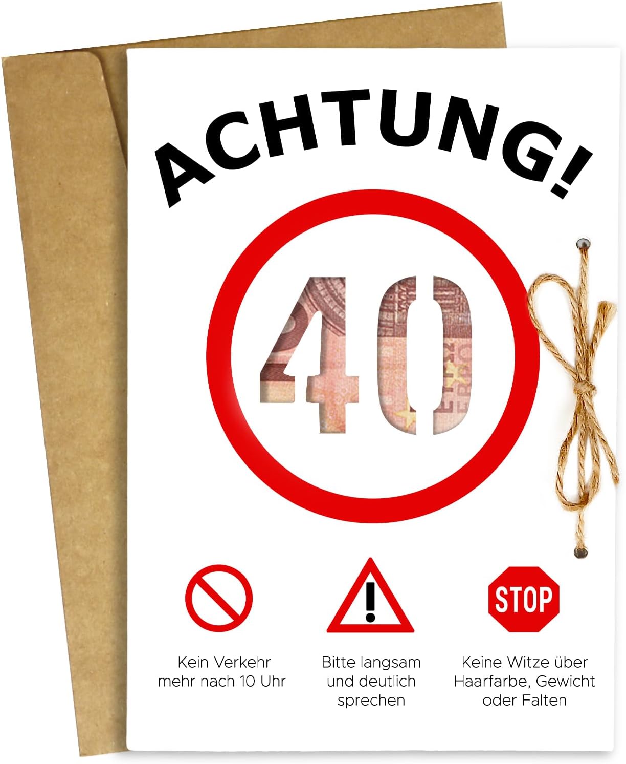 Geburtstagskarte 40. Geburtstag Oldtimer personalisiert lustige ...