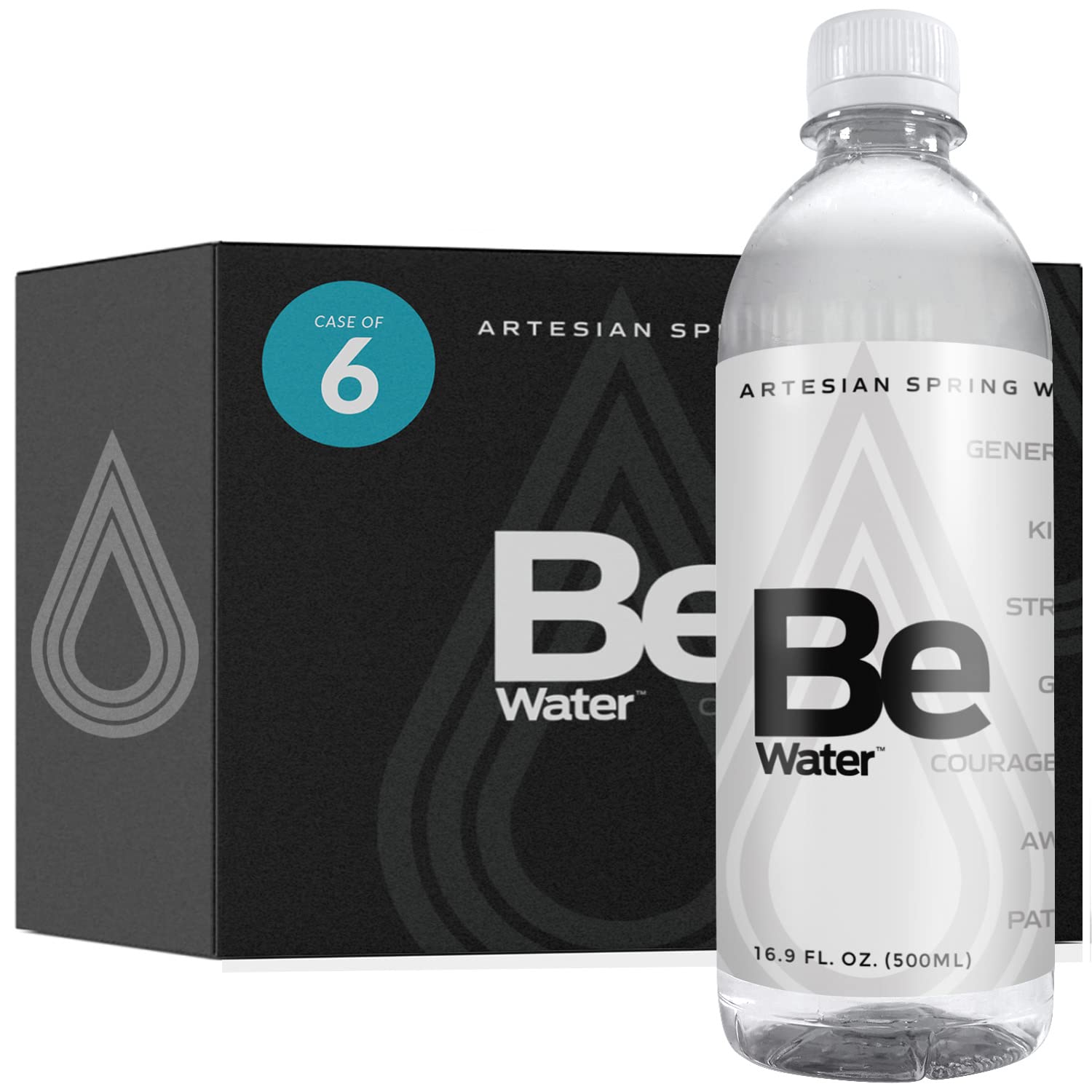 Amazon.com: Be Water Artesian (4 cases of 6) from Natural Blue Ridge ...