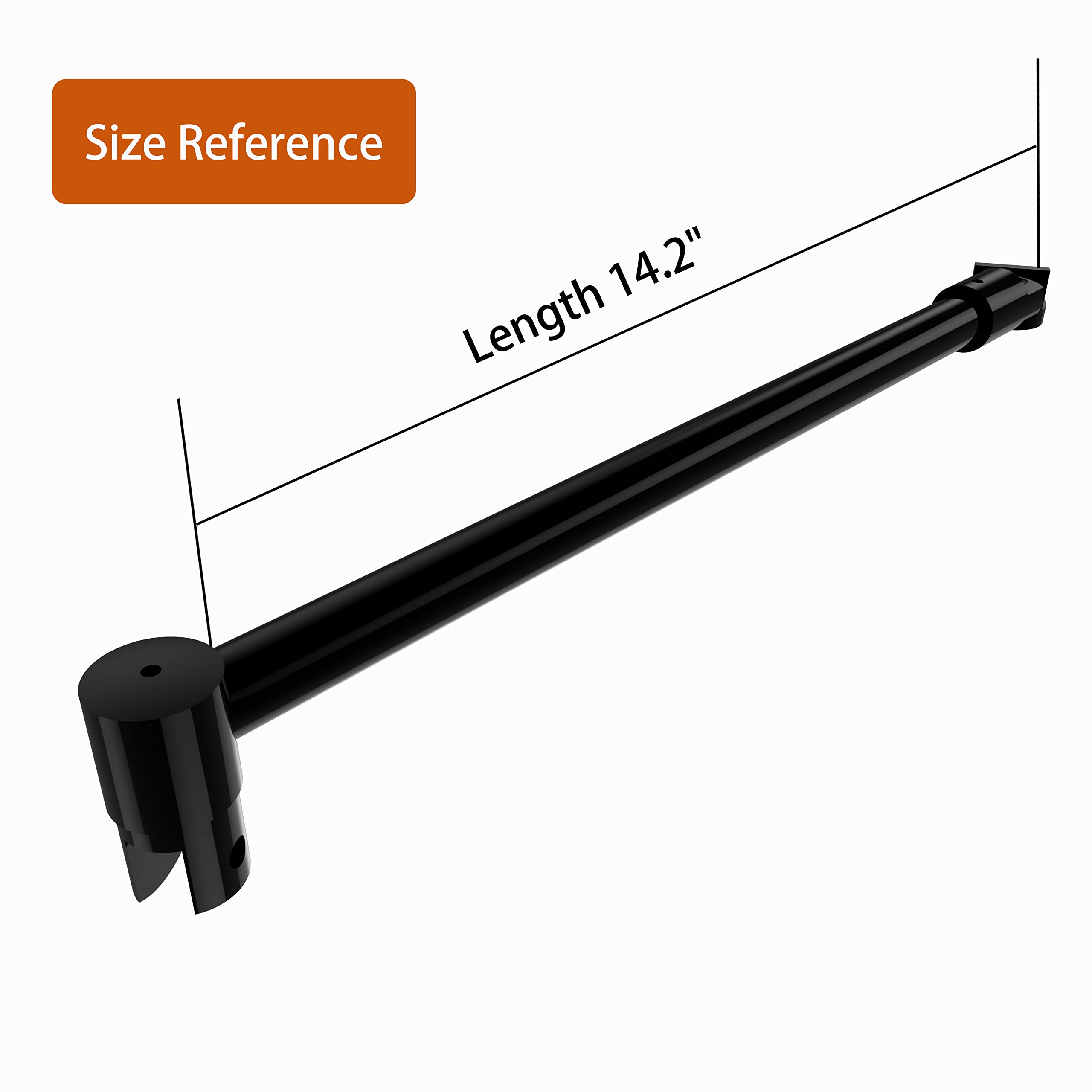 Snapklik.com : Shower Door Glass Support Bar,180 Degrees Wall-to-Glass ...
