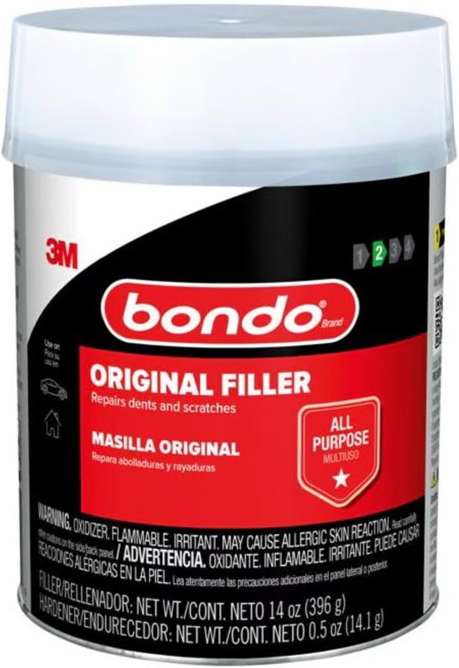 Bondo Body Filler, Original Formula for Fast, Easy Repair & Restoration ...