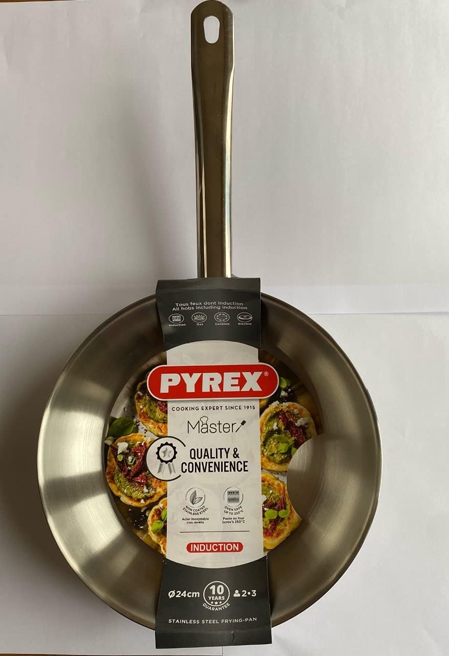 PYREX Stainless Steel Frying Pan – BigaMart