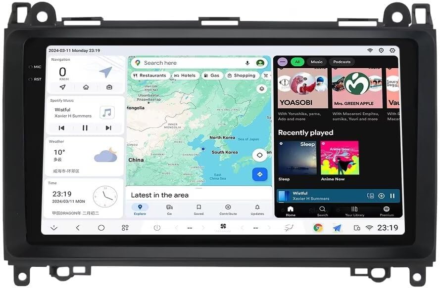 Amazon.com: DUDUAUTO Android 13 Car Radio Stereo for Benz W906 Sprinter ...