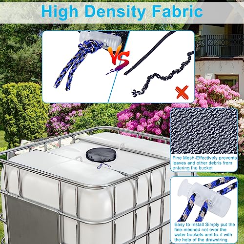 Snapklik.com : TIONLCLC IBC Mesh Cover For 275 Gallon IBC Tote Cover